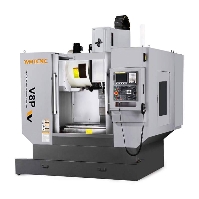 High Speed Cnc Metal Milling Machines V8P Cnc 4 Axis Vertical Machining ...